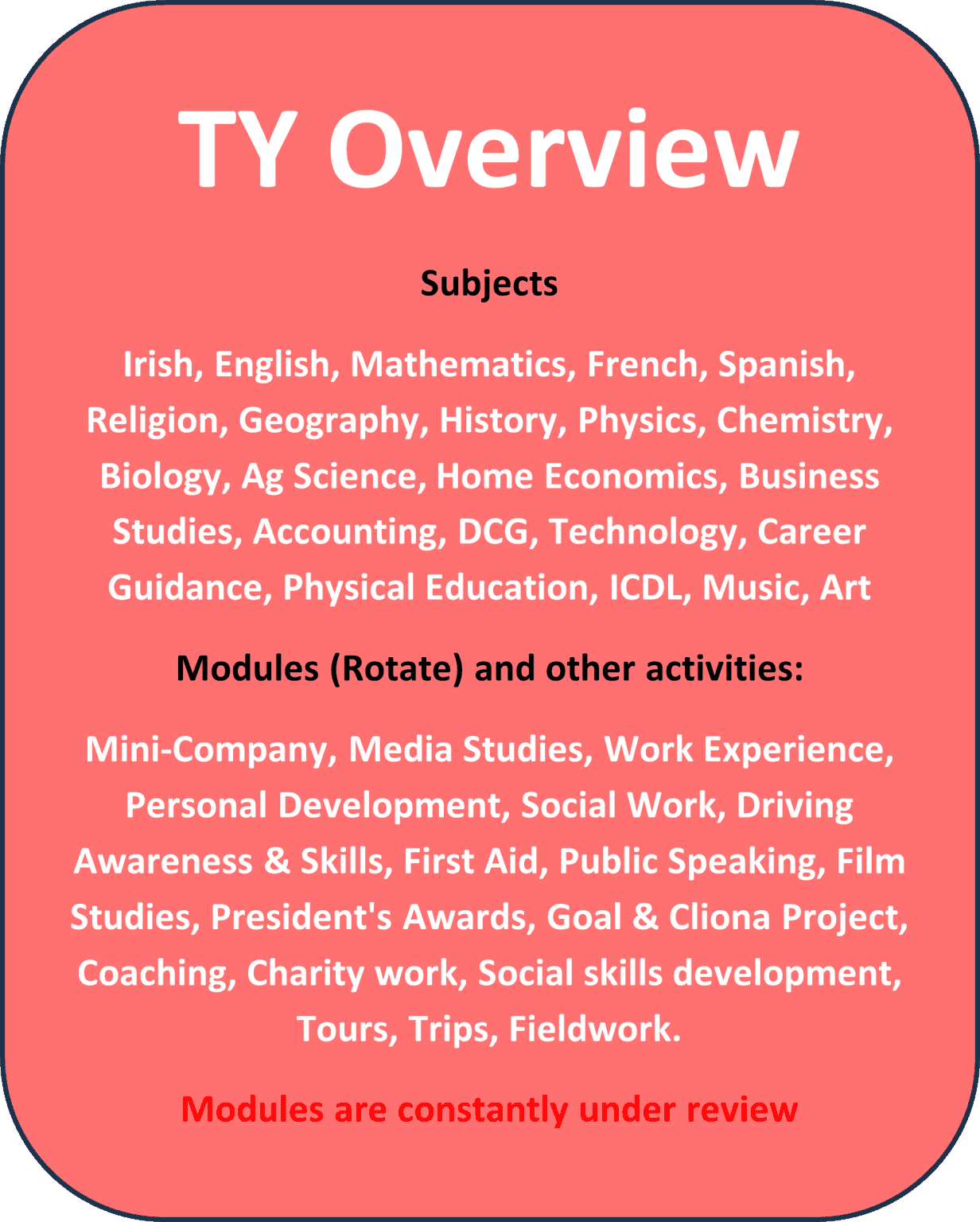 Transition Year